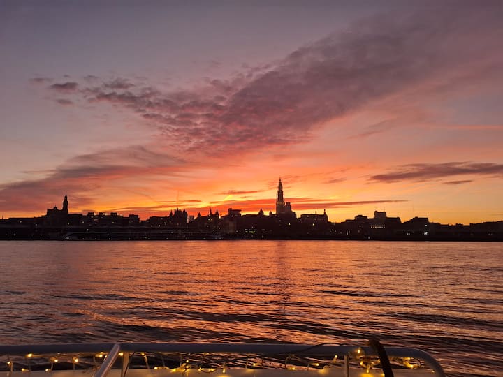 Gezellige Bel-etage Met Zicht Op Skyline Antwerpen - Brasschaat