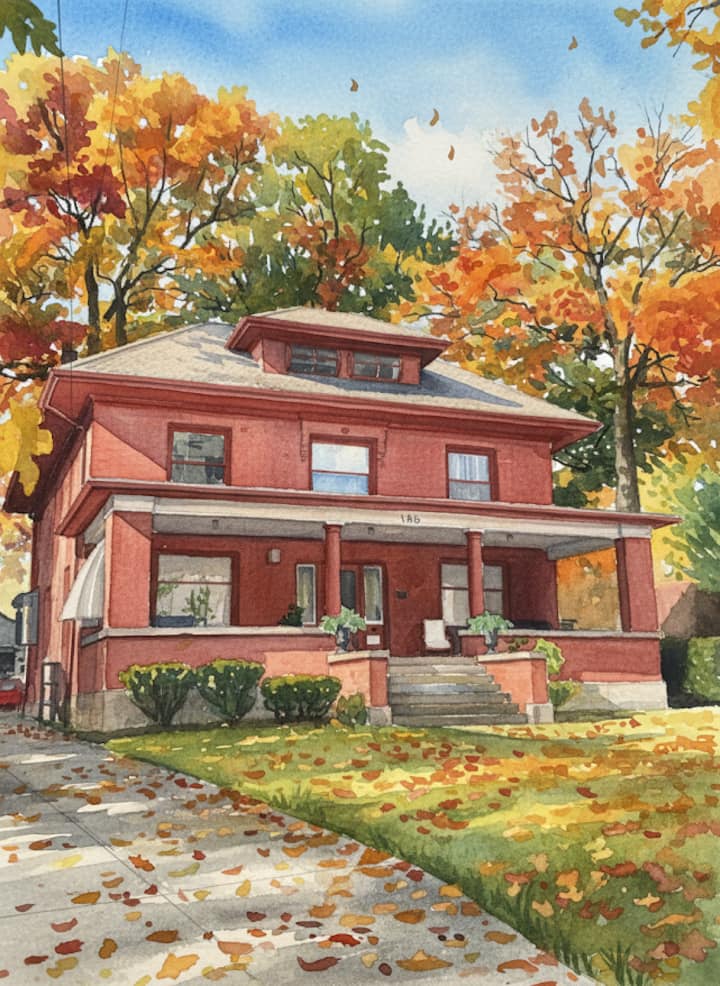 Historic Apartment #2 In The Keystone House - Akron, OH