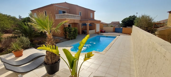 100 M2 Rdc De Villa   5 Mn Plage Leucate Classé 3* - Leucate