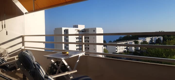 1 Zimmer Fewo, 1 Doppelbett Strandlage, Meerblick - Sierksdorf