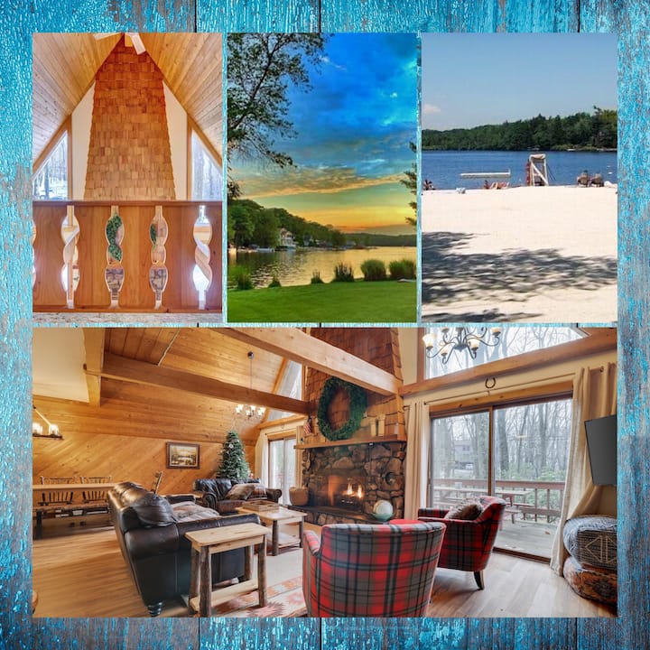 Cozy Chalet With 6 Br And Hot Tub. Treehouse Lodge - Lake Harmony, PA