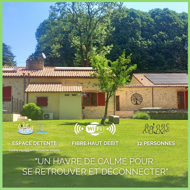 La Minoterie – Pause Zen, Spa & Piscine Privés - Vendée