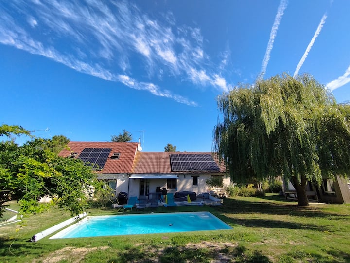 Maison Sur Terrain Clos Et Arboré Au Calme. - Selles-sur-Cher