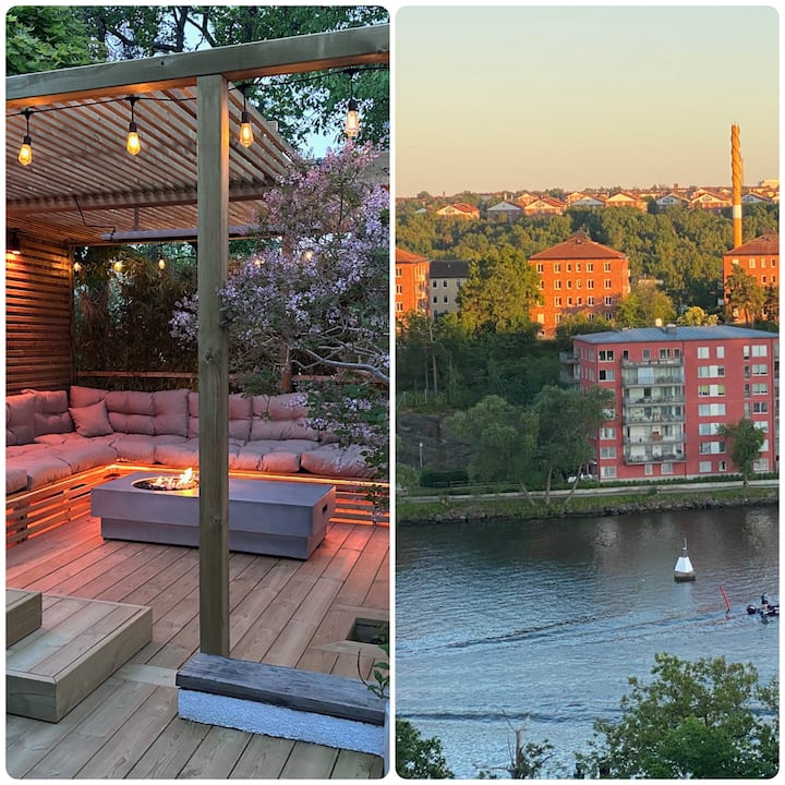 City Townhouse With Sea View And Terraces - Stockholm