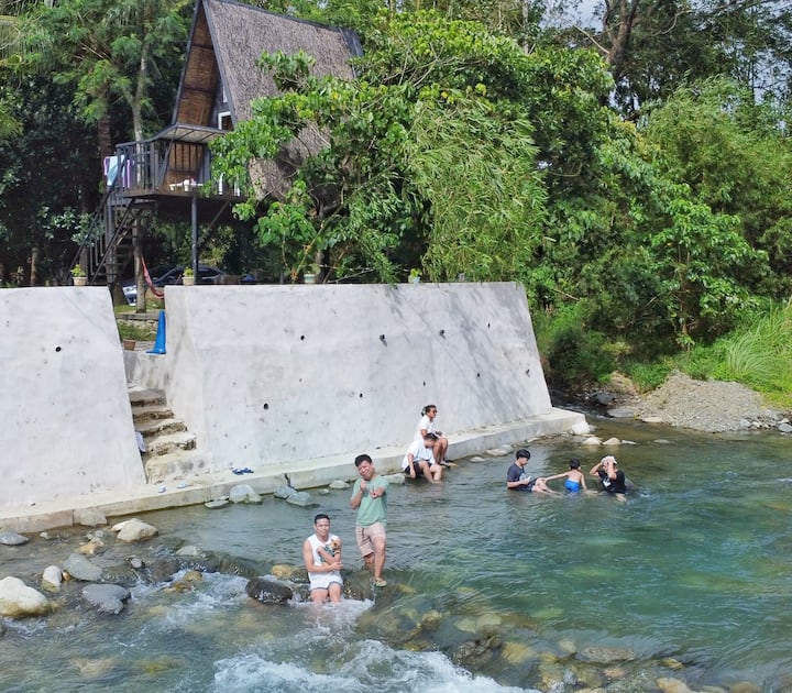 Giant Treehouse Beside River With Mountains, Tanay - Tanay