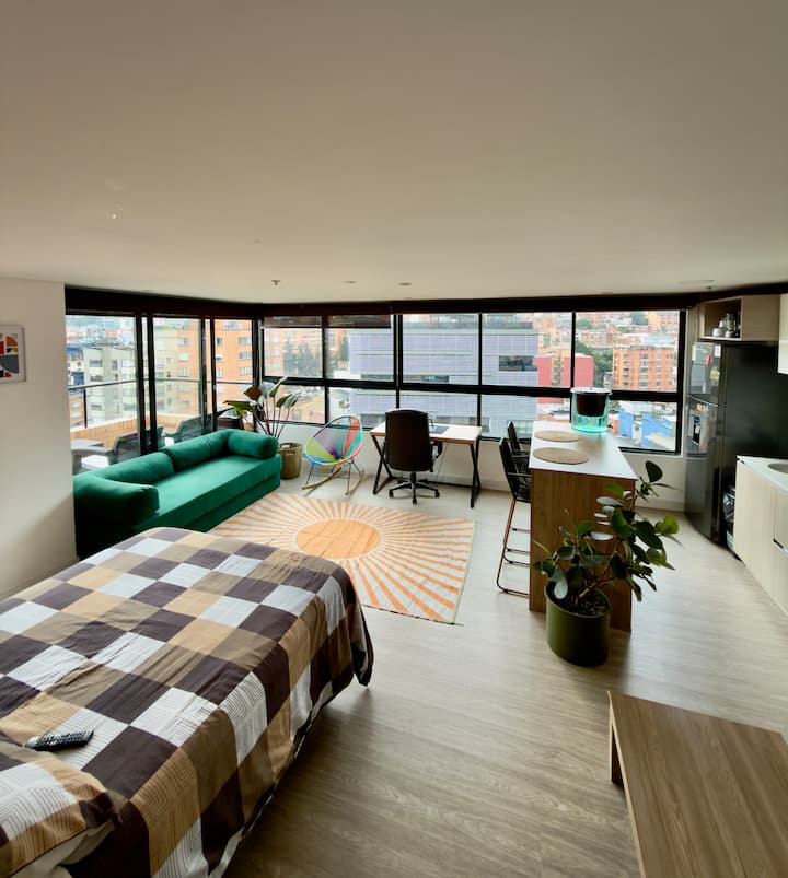 Loft & Terraza Vista Cerros Orientales · Chapinero - Bogota