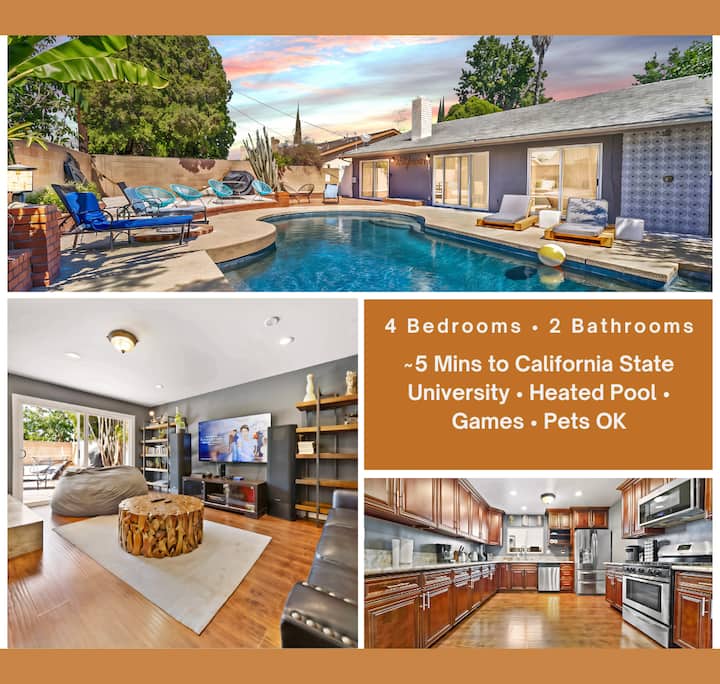 Retreat W/ Pool | Location Near Warner + Csun+cbs - Los Angeles