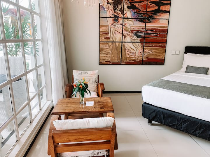 The Pool View Room 4 At Casa Artista - Seminyak