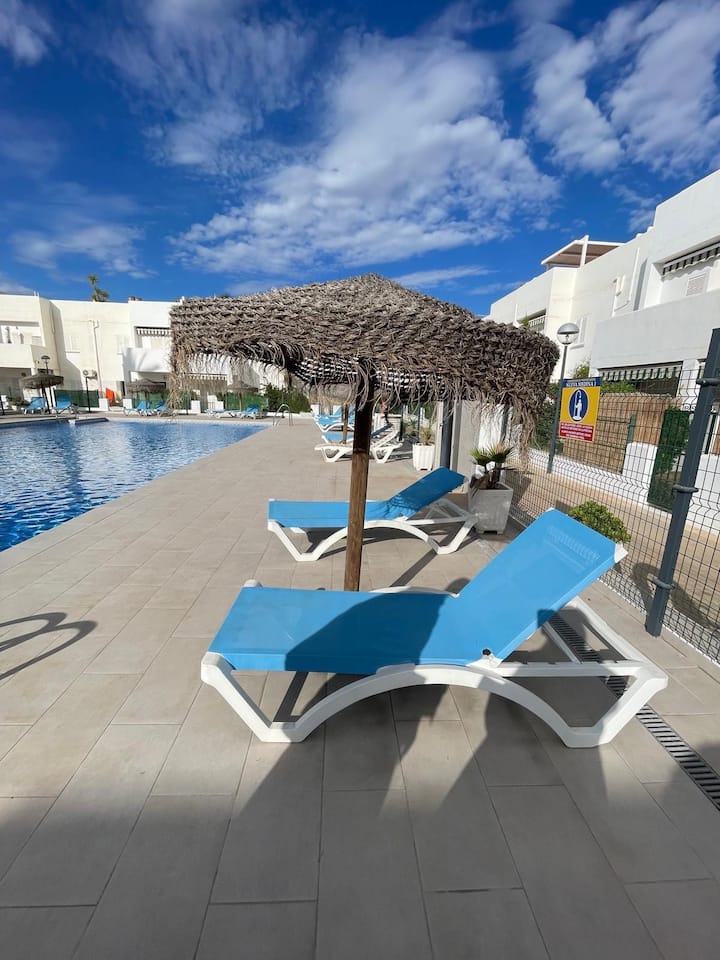 Casa Marinas Precioso Apartamento En Urb.  Privada - Garrucha