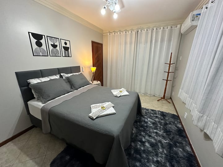 Casa/apt Agradável Com áRea De Churrasco E Garagem - Vila Velha