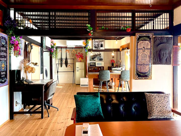 一棟貸し切り　バリの雰囲気を楽しめる古民家　「Vintagehouse1925bali」 - Nagano, Japan