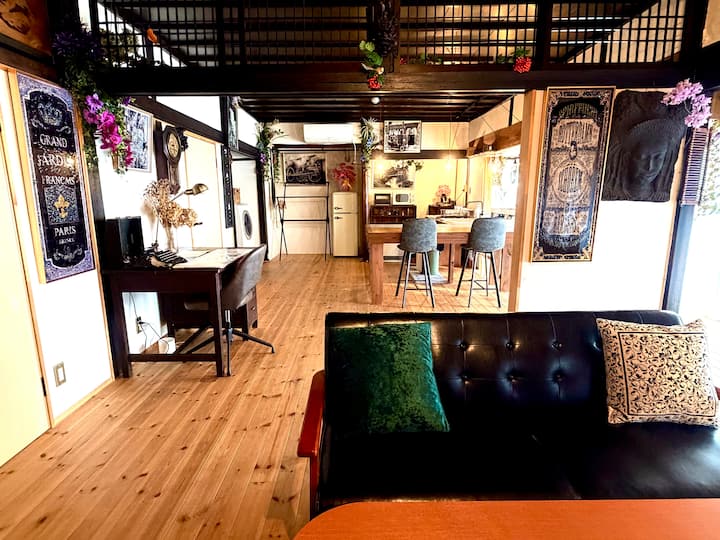 一棟貸し切り　バリの雰囲気を楽しめる古民家　「Vintagehouse1925bali」 - Nagano, Japan