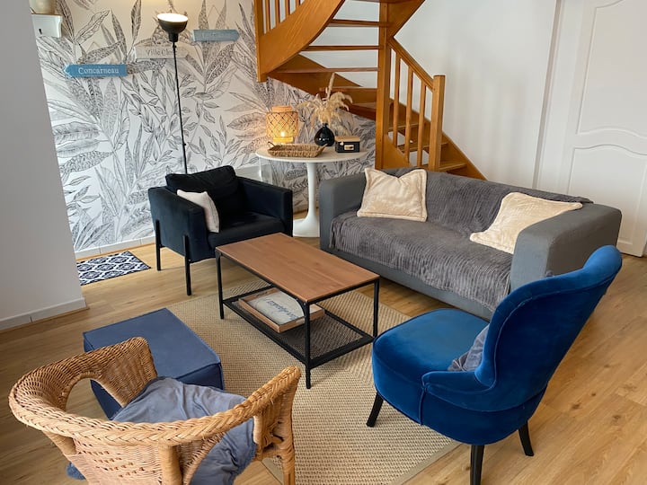 Maison De Ville Rénovée Proche De La Mer - Trégunc