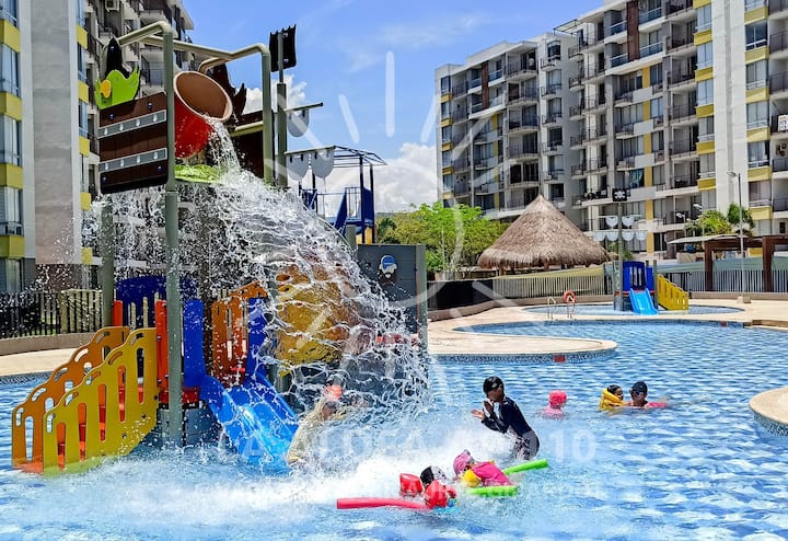 Tobogán/3 Piscinas/xbox360/agua Caliente/wi-fi/3ac - Ricaurte