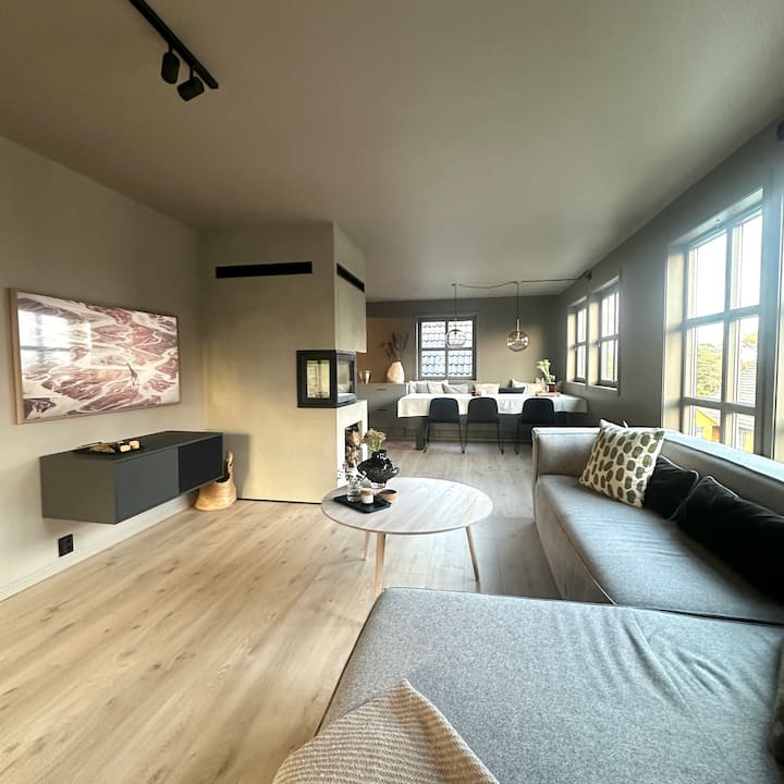 Central Home Near Aker & City - Parking & Home Gym - Leirvik