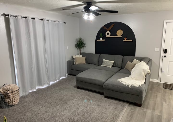 King Bedroom + Office | 2-room Condo W/ Workspace - Provo, UT