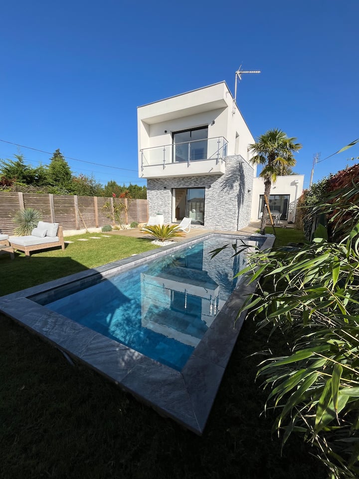 Maison 5 Min à Pieds Plages Avec Piscine - Saint-Palais-sur-Mer