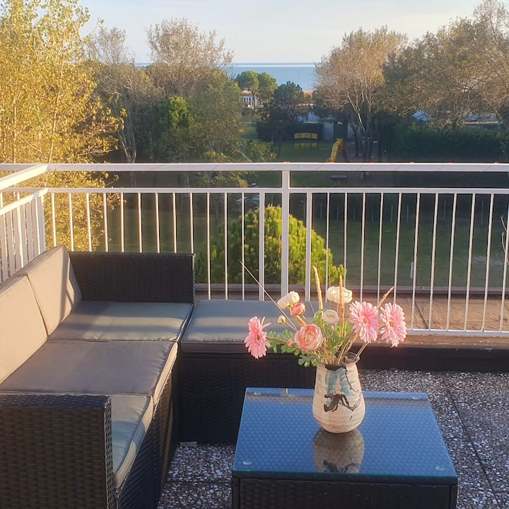Exklusive Terrassenwohnung Mitmeerblick Inbibione - Bibione Pineda