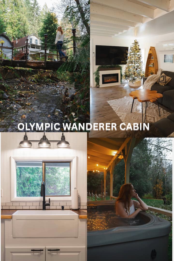 Olympicwanderer🌲creekside🌲hot-tub🌲olympicnp - Scenic Beach State Park, Seabeck