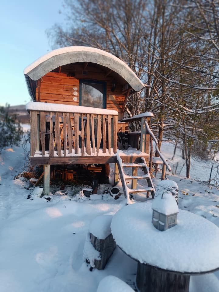 Roulotte/tiny House Le Mond'idéal - Lac du Lachtelweiher