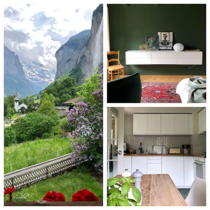 Waterfall Views | Stylish Design | Big Comfy Bed - Lauterbrunnen