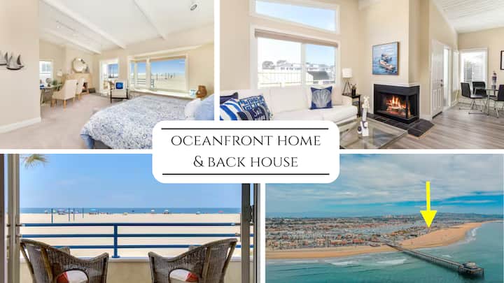7 Bedroom Oceanfront Home & Back House - Laguna Beach, CA