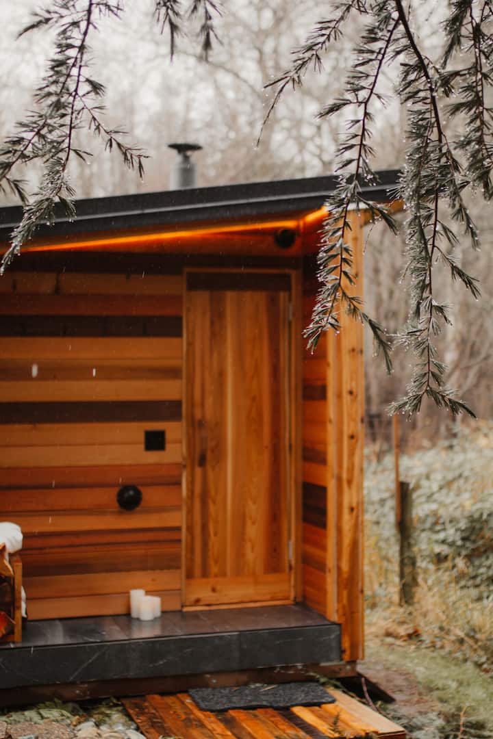 Sauna • Private Modern Tiny Guesthouse - Custer, WA