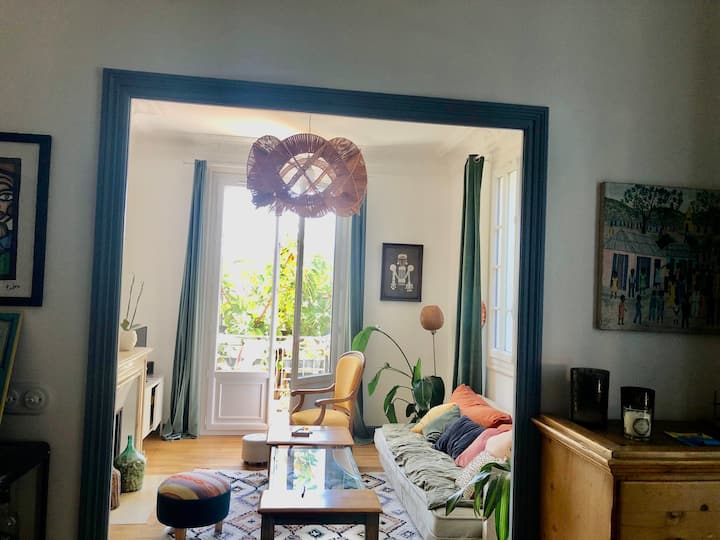 Grand Appartement - 4 Chambres Avec Jardin - Nizza