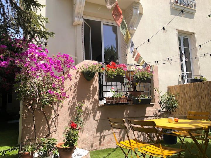 Grand Appartement - 4 Chambres Avec Jardin - Nizza