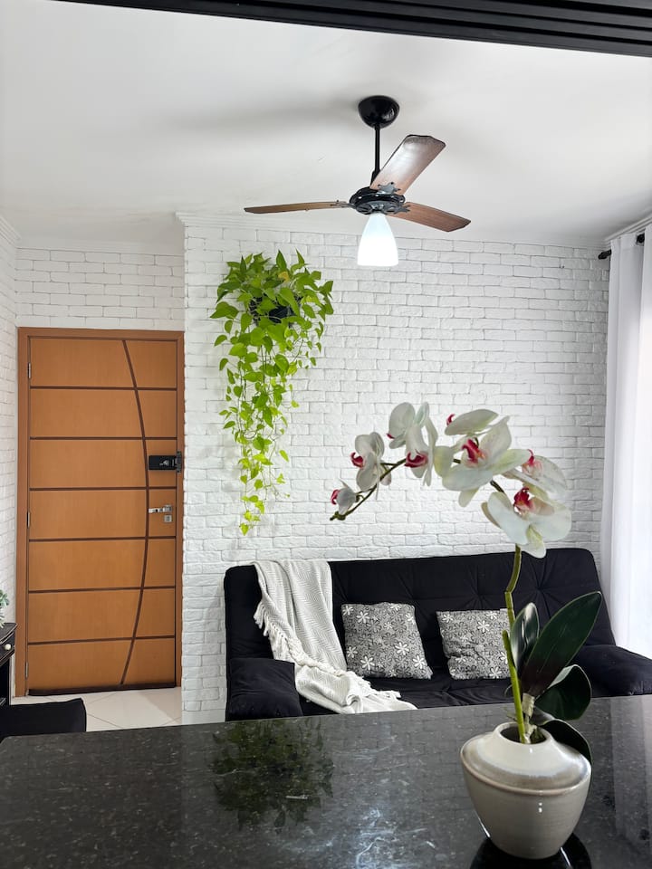 Apartamento Aconchegante Com Vista Para O Mar - Santos, Brasil