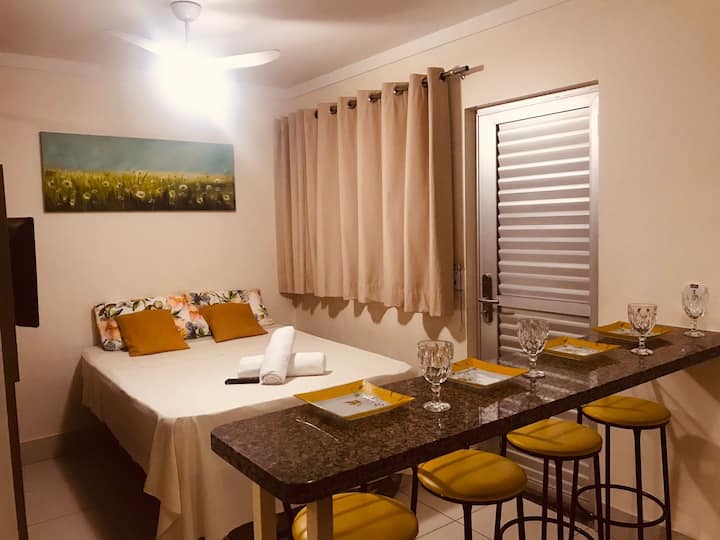 ÓTimo Apto Laqua1 Di Roma C/ Roupa De Cama - Caldas Novas