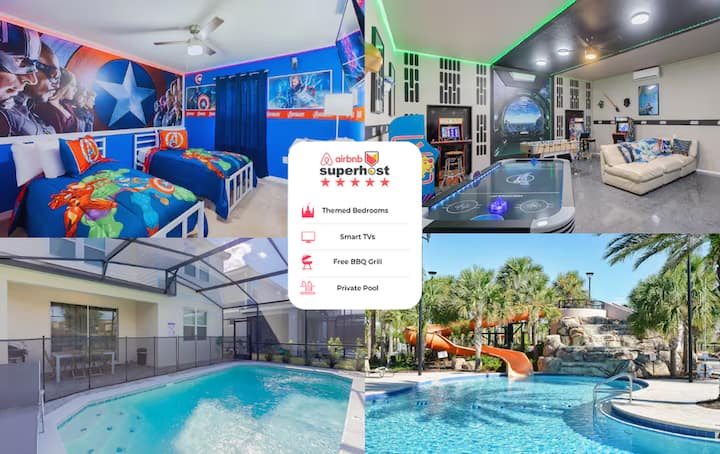 No Airbnb Fees! Pvt Pool /Game Room/ Resort 273671 - Florida