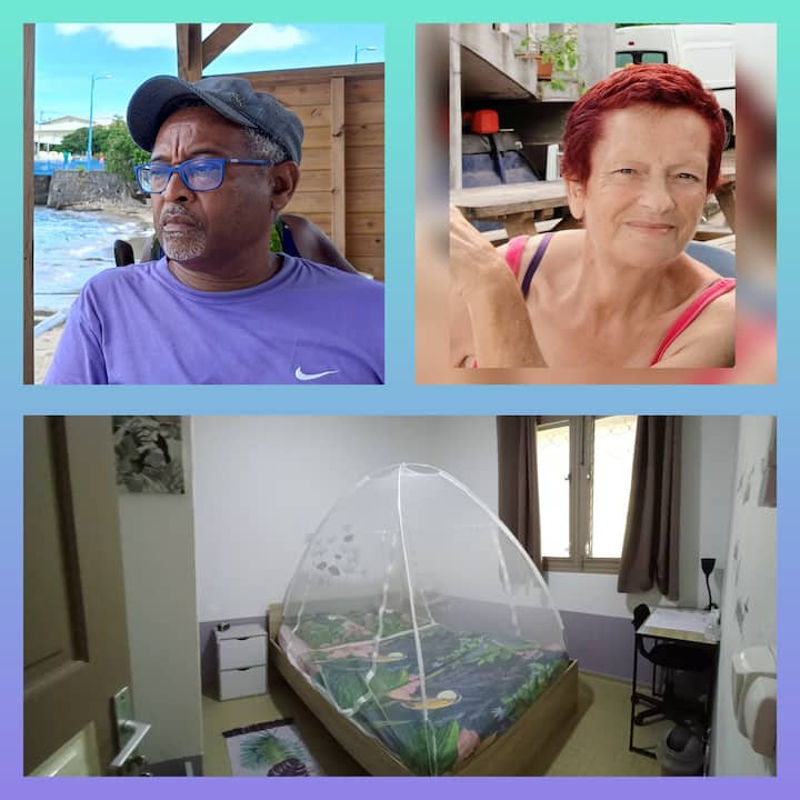 Varantillais,
Ch. 2 Pers. Chez L'habitant P-déj. - Martinique