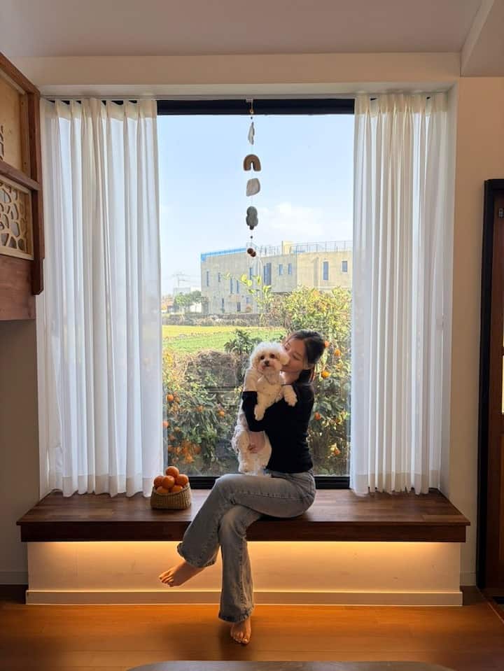 +특가+ 애견동반가능 산물 밖거리 제주를 오롯이 느낄수 있는 "애월 자쿠지 감성숙소" - Jeju-si