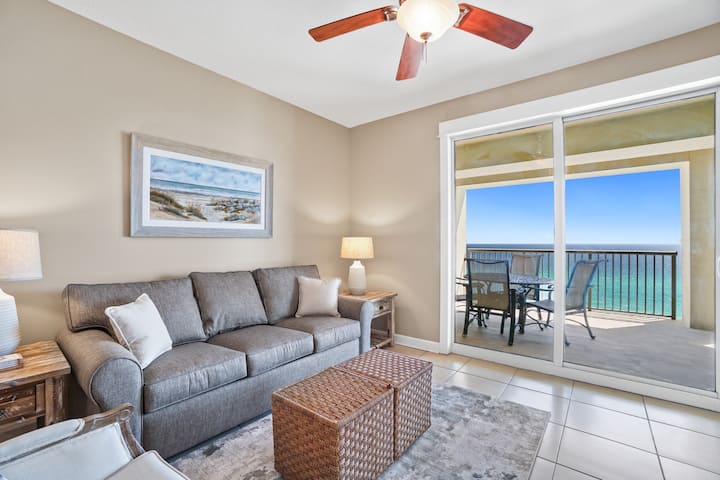 Grand Panama 1003 - Pets Ok, Gulf Front, Huge Balcony, Sleeps 8 - Panama City Beach, FL