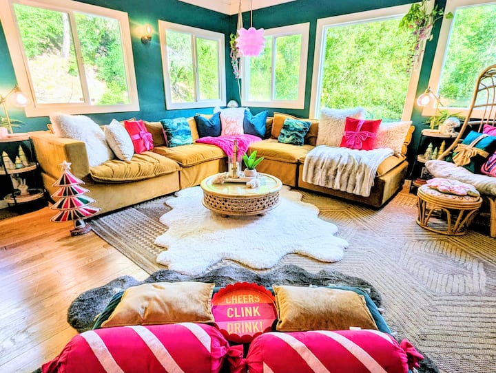 Bungalowterrace-hottub/arcade/massagechair/gym - Guerneville, CA