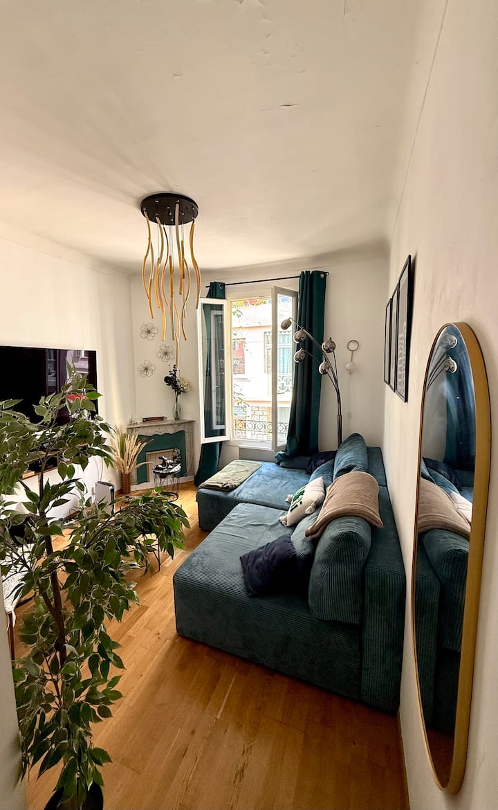 Appartement T2 Cosy & Authentique Niçois - Nice