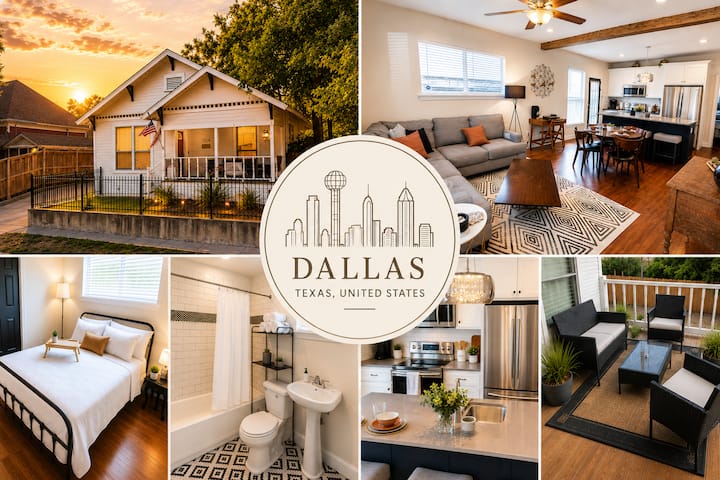 Modern 3br Bungalow W/ Bbq Near Deep Ellum, Uptown - Dallas, TX