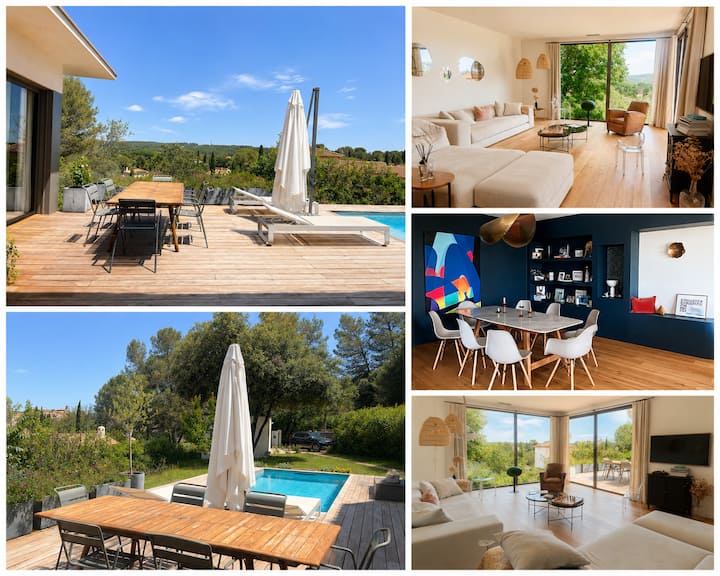 Villa Contemporaine Piscine Et Vue Exceptionnelle - Montpellier
