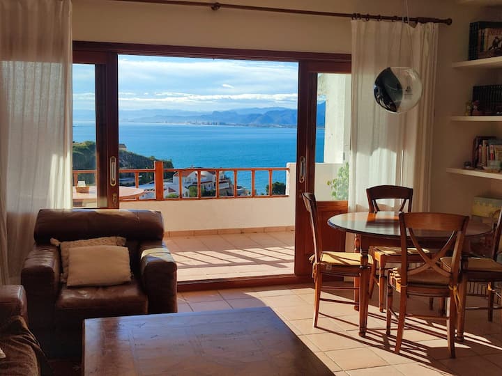 Casa Con Terraza Y Vistas Panorámicas Al Mar - El Perellonet