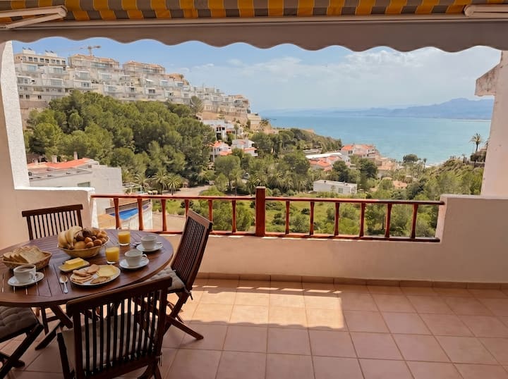 Casa Con Terraza Y Vistas Panorámicas Al Mar - Cullera