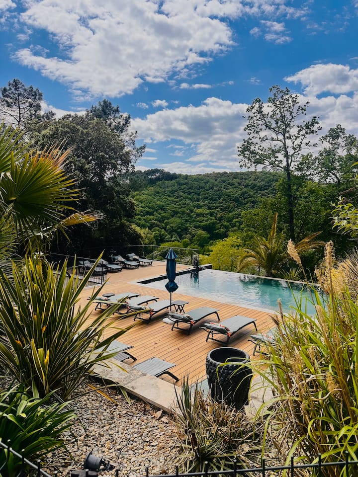 Gîte Moderne En Cévennes • 4 ÉToiles • Piscine - Anduze