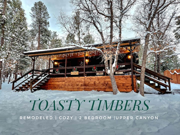 *Toasty Timbers - Near Midtown-covered Deck- 2bdrm - Ruidoso, NM