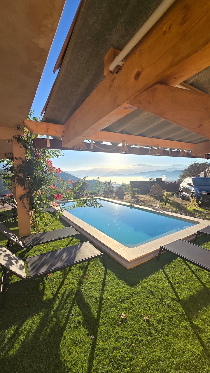 Casa Petti / Bas De Villa Avec Piscine Privée. - Asco