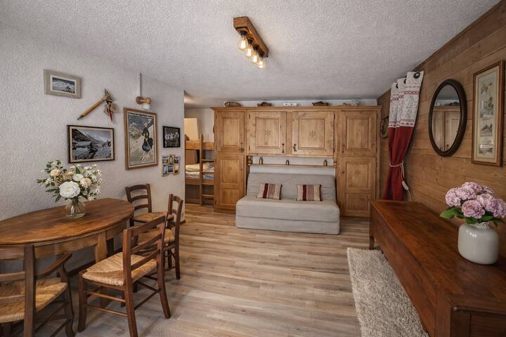 Studio Cosy 4 Pers Skis Aux Pieds – La Giettaz - La Giettaz