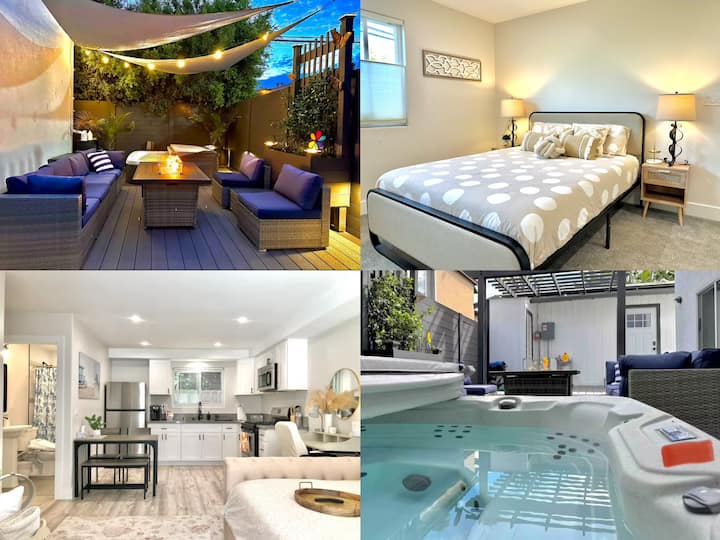 City Oasis - 2 Bed 2 Bath Retreat W/jacuzzi, Gym - San Diego
