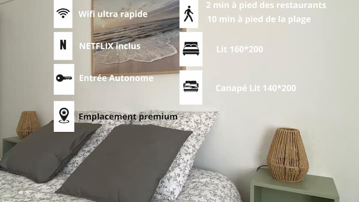 Chez Mathilde- Appt 2 - Plage & Centre à Pied - ibis Calais Car Ferry