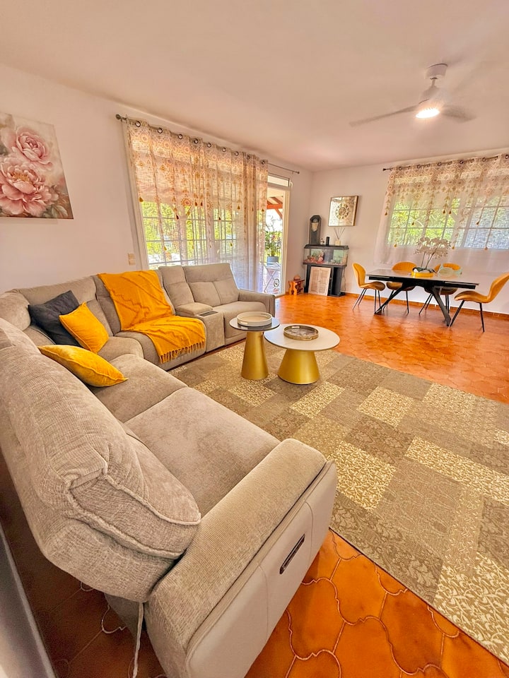 Villa Familiale Avec Jardin & Grande Terrasse - Guadeloupe