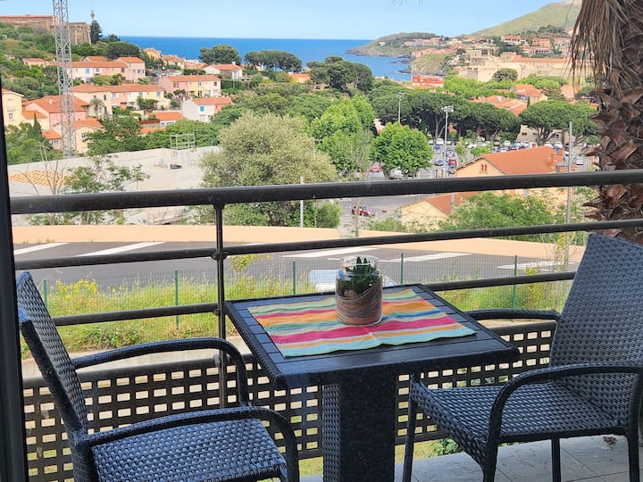 Bel Appartement  En Résidence Avec Parking Gratuit - Collioure