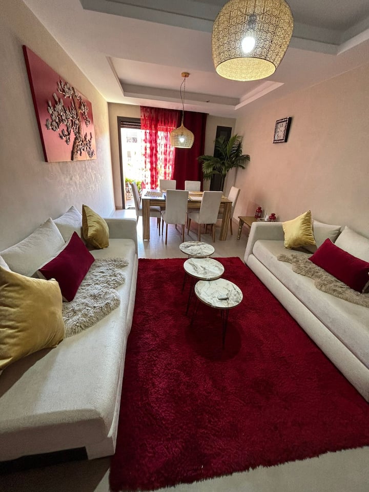 Appartement Neuf Climatisé, Centre Marrakech. - Marrakech